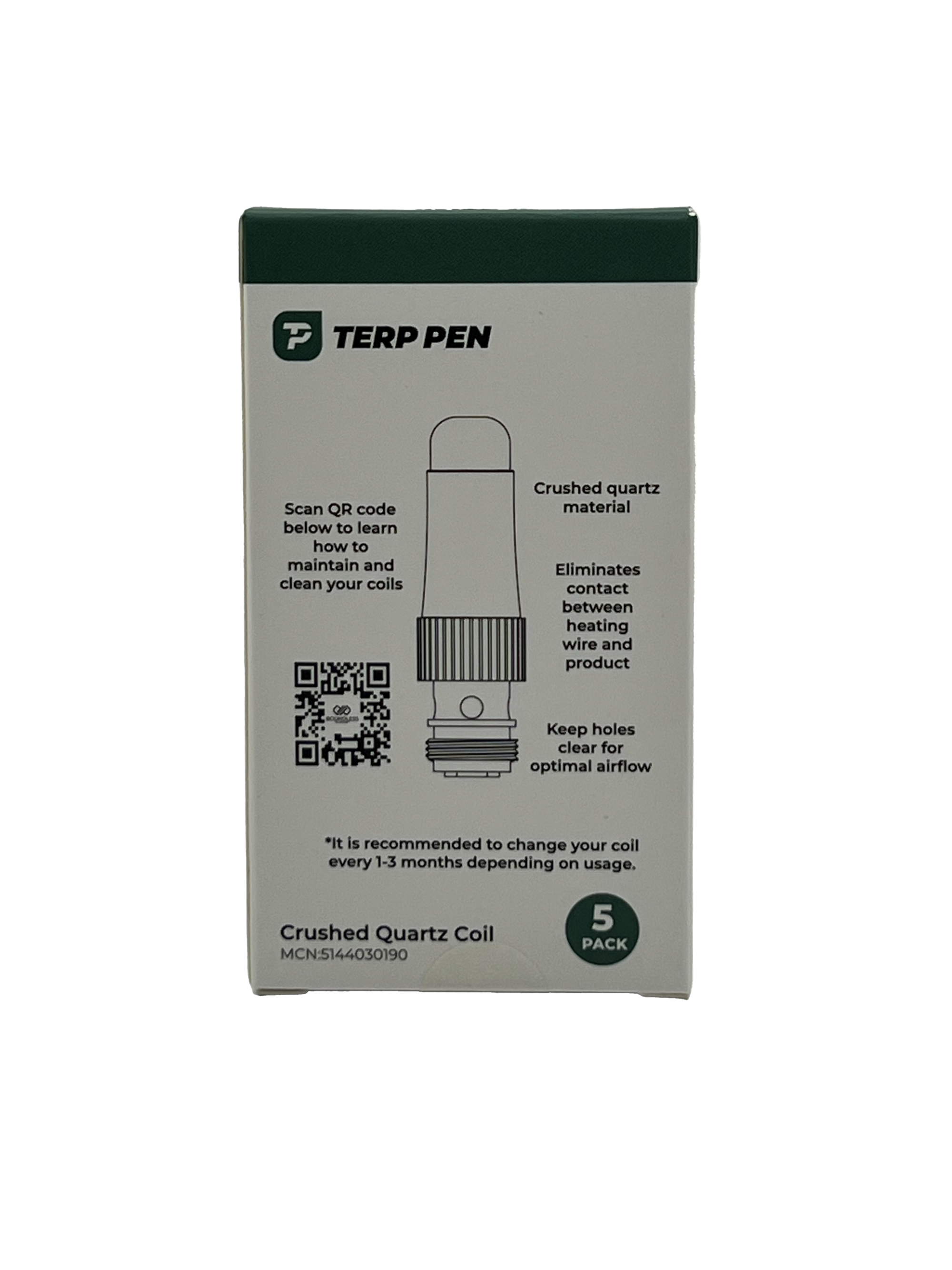 TERP PEN CRUSHED QUARTZ COIL - 5 PACK