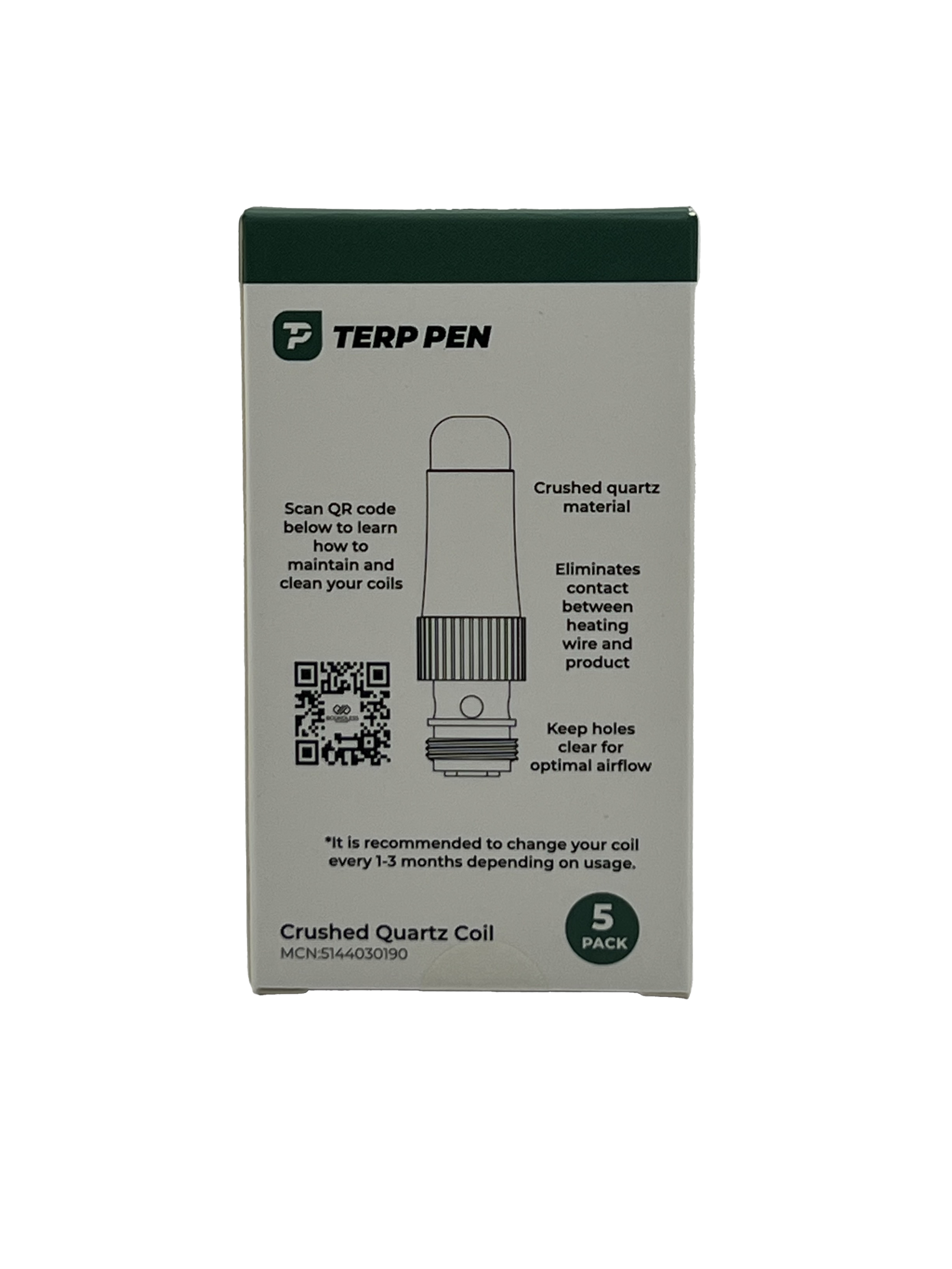 TERP PEN CRUSHED QUARTZ COIL - 5 PACK
